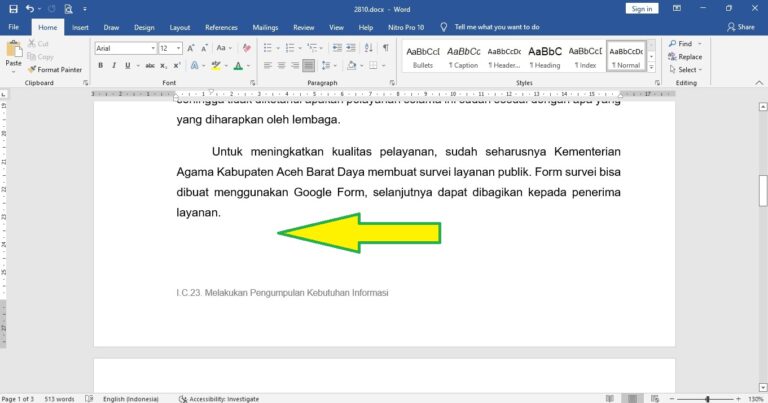 Cara Mengatur Header Hanya pada Halaman Pertama Microsoft Word - MEDIA DESA